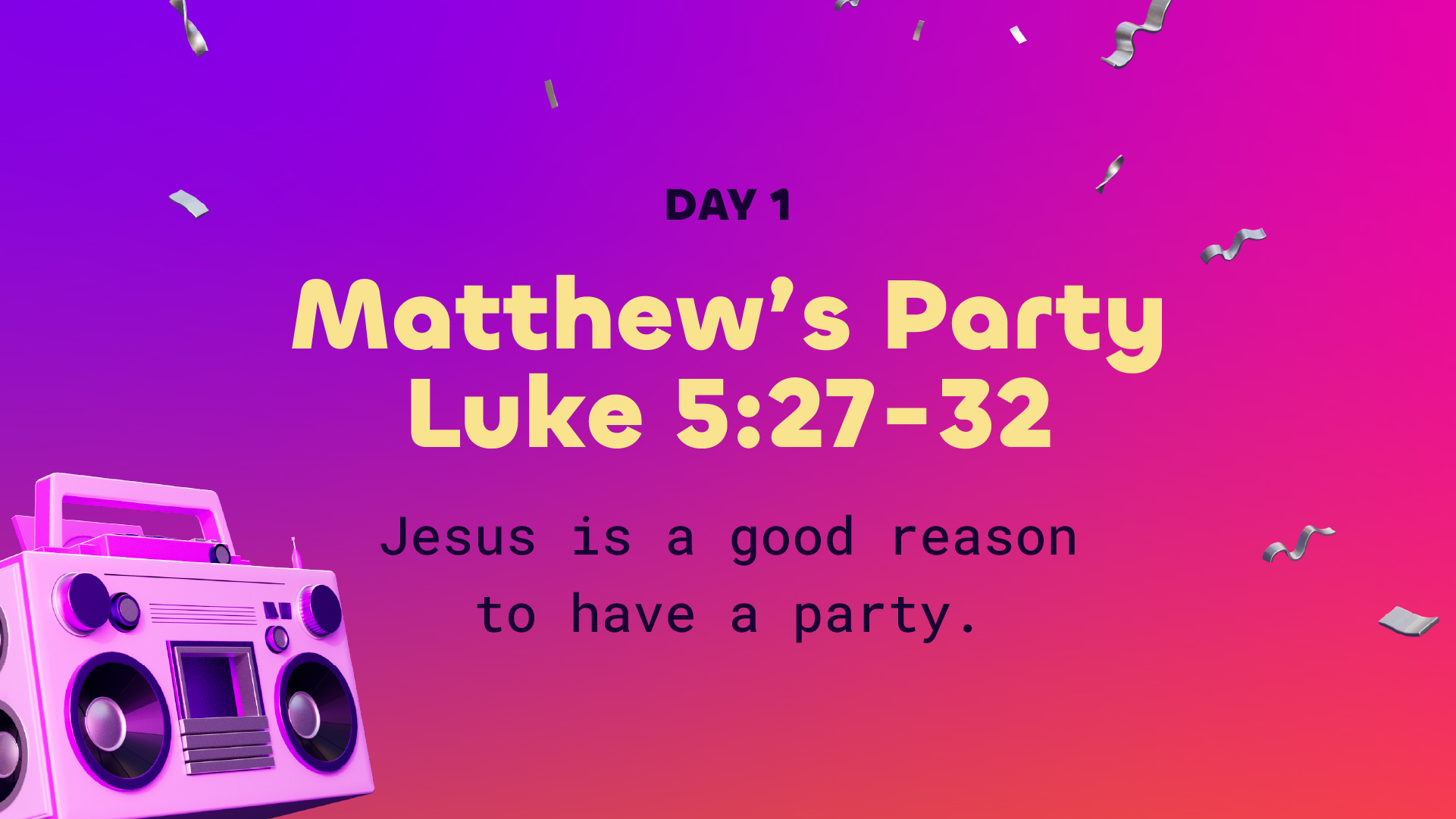 Start the Party | Orange VBS 2024 Complete Curriculum Kit